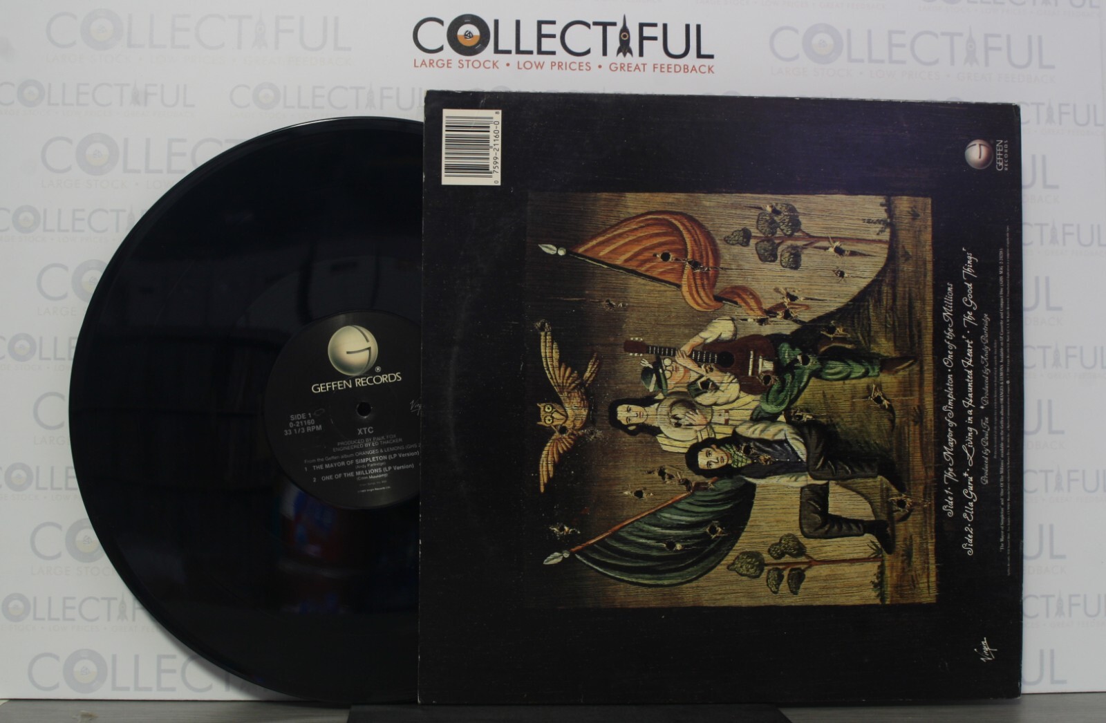 XTC - THE MAYOR OF SIMPLETON - GEFFEN *PROMO* 1989 - VINYL MAXI SINGLE🔥 ...