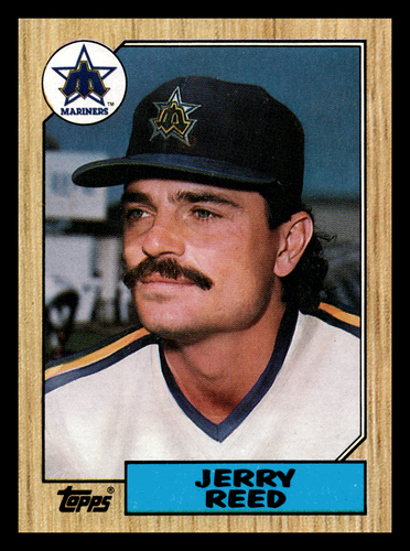 1987 Topps Jerry Reed Seattle Mariners #619 Centered Mint | eBay