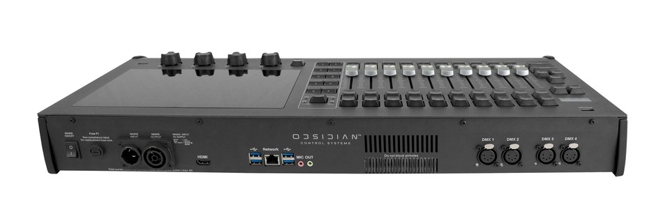 Obsidian Control NX1 8 Universe, 10 Motorized Playback ONYX Lighting ...