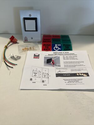 ROFU 9350 Door Access Control/ Request To Exit Square REX Door Button ...