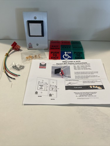 ROFU 9350 Door Access Control/ Request To Exit Square REX Door Button ...