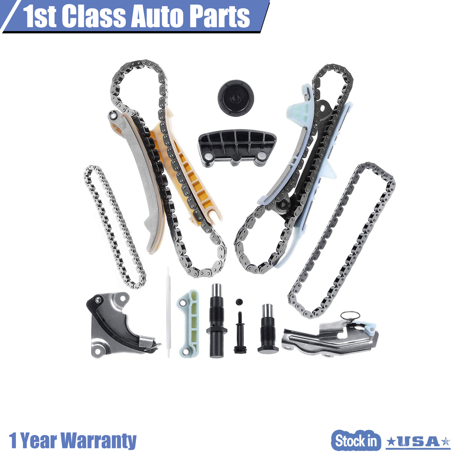 Timing Chain Kit for 97-10 Ford Mustang Ranger Explorer Mazda Mercury 4 ...