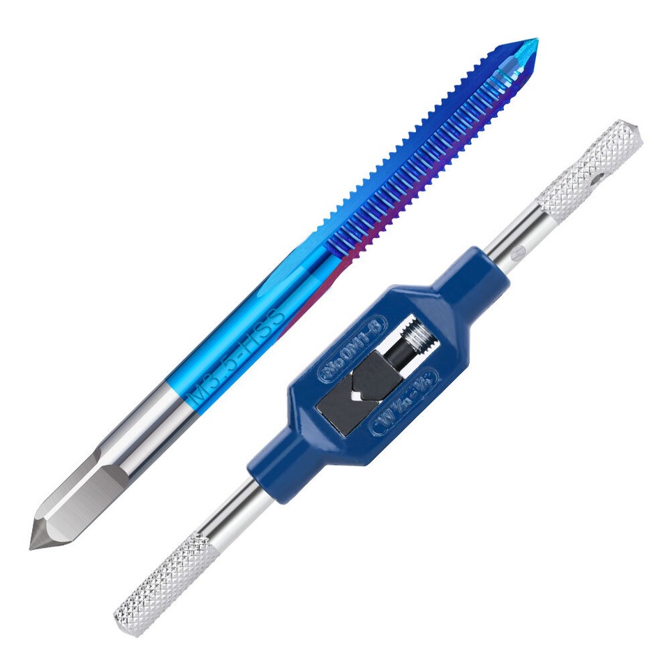 10pcs Metric Thread Machine Taps Set Hand Screw Taps M1-M3.5 Mini Plug ...