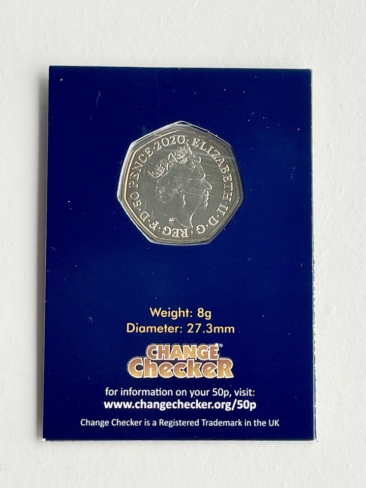 2020 Team GB Fifty Pence 50p Change Checker Coin Card Great Britain | eBay