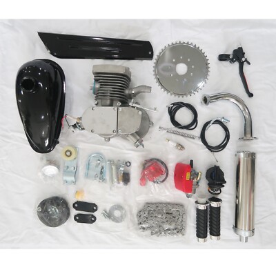 2 Stroke 85CC Bicycle Engine Kit - Gas Motorized Full Motor Kit 52mm ...
