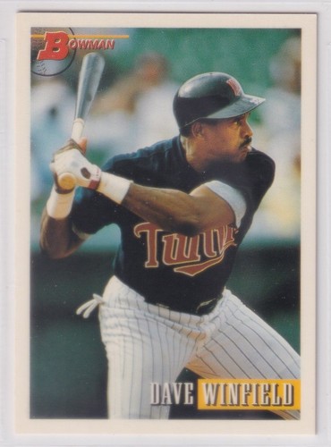 Dave Winfield 1993 Bowman #565 Twins {0307 | eBay