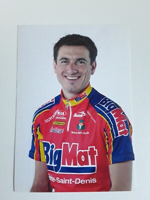 CYCLISME Carte cycliste CYRIL SAUGRAIN Équipe BIG MAT. AUBER 2002 . | eBay