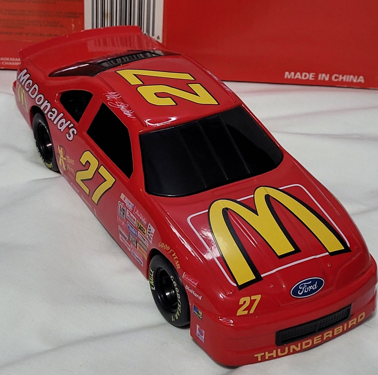 Racing Champions Stricklin 1:24 Scale DIE CAST COIN BANK w/ LOCK NASCAR ...