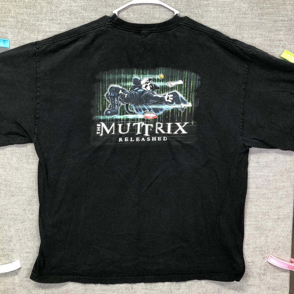 Vintage Big Dogs Shirt Mens 2XL Black Muttrix Releashed Dog Graphic ...