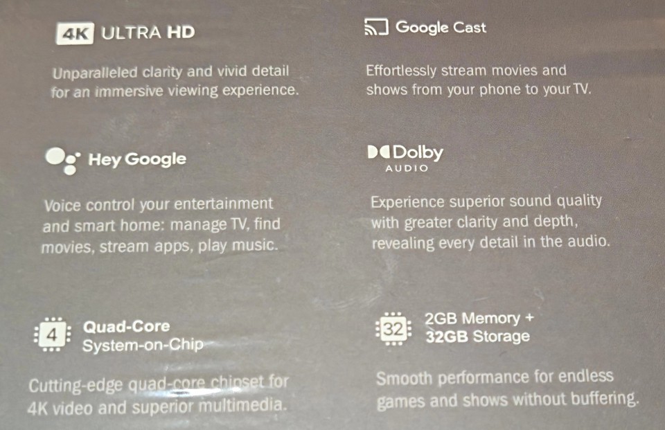 Dcolor GD2 UHD 4K Google TV Box, Android TV, Streaming Media Player ...