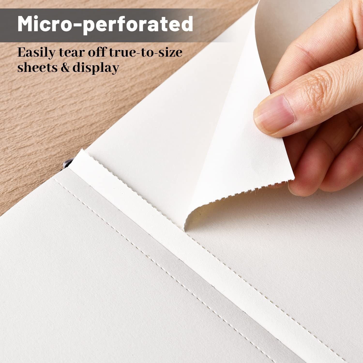 Hardcover Sketch Book 9 x 12 Inch Drawing Pad, 160GSM Smooth Paper