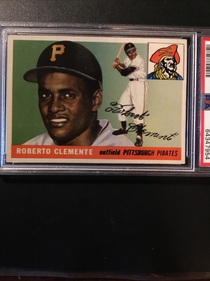 1955 Topps Roberto Clemente Rookie #164 PSA 1.5 FAIR UNDERGRADED HIGH ...