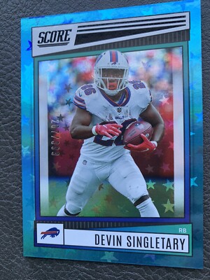 2022 Score Devin Singletary Buffalo Bills Houston Texans /399 Blue ...