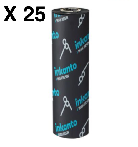 25 X THERMAL TRANSFER ARMOR INKANTO APR6 65mmx91m T42498IO ZEBRA SATO ...