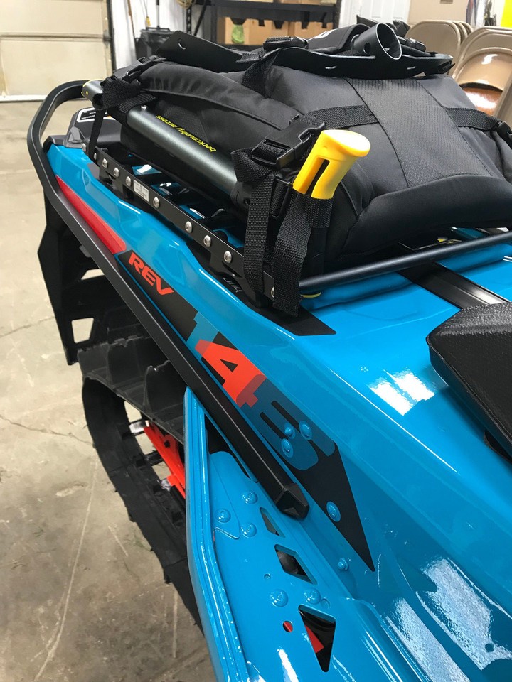 Ski-Doo LinQ 146+ Snowmobile Rack, Cargo Rack, Slim Tunnel Bag Rack ...