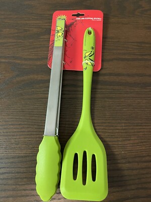 New With Tags THE GRINCH Spatula Stainless Steel Tongs G8 | eBay