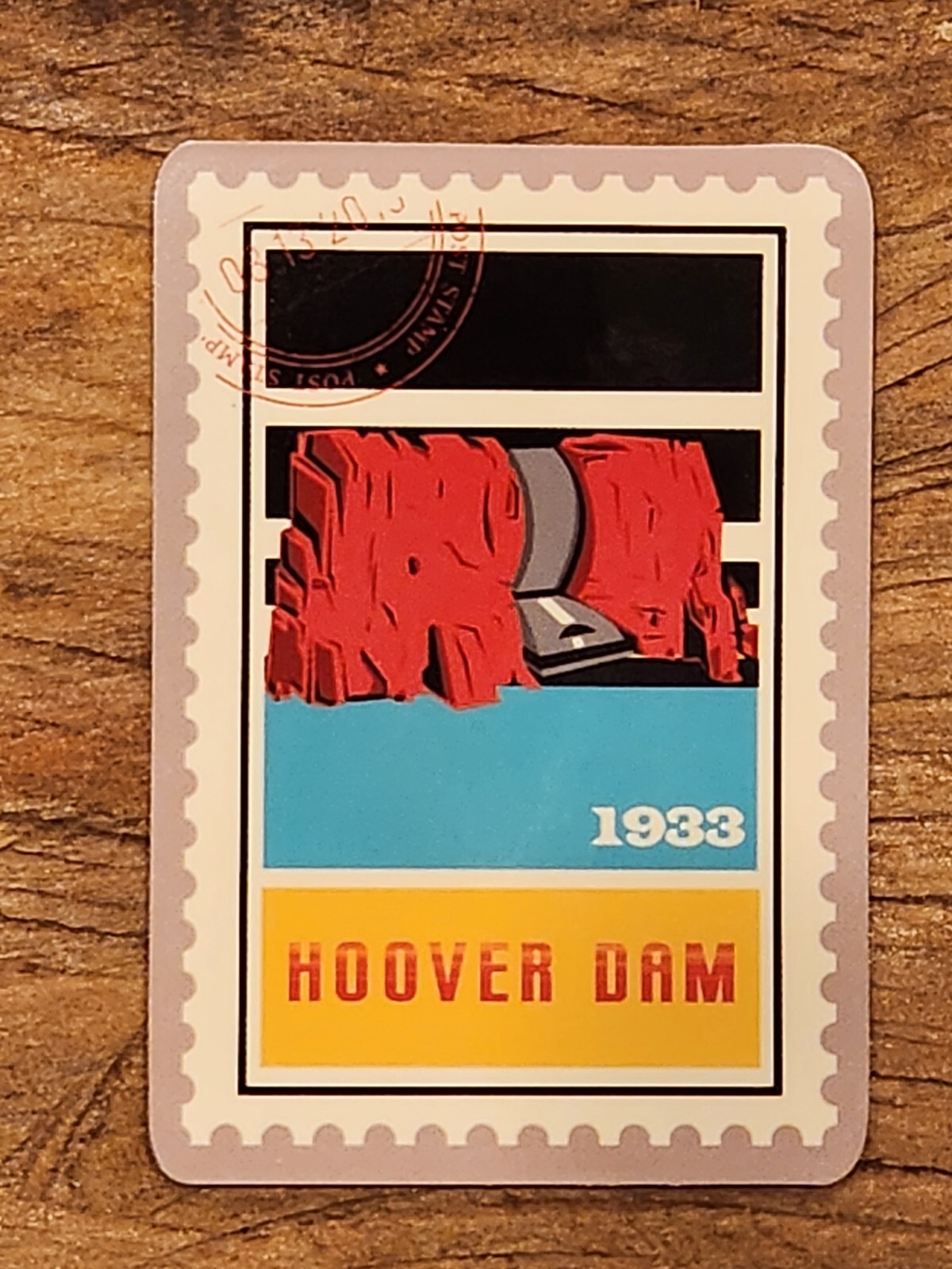 HOOVER DAM Sticker Hoover Dam Decal Hoover Dam Stamp Sticker | eBay