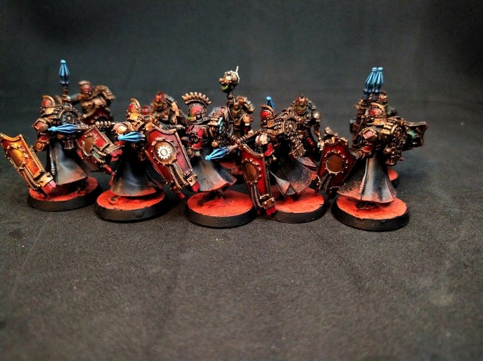 Secutarii Hoplites Squad painted Warhammer 40k Adeptus Mechanicus | eBay