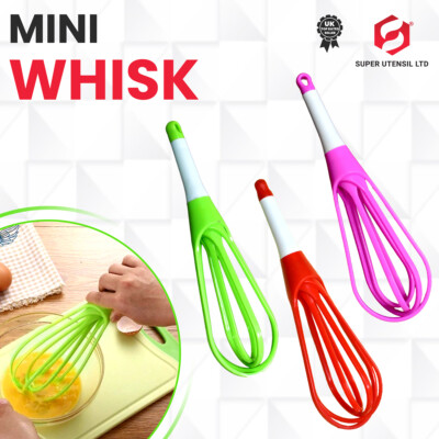 Foldable Plastic Whisk Hand Blender Whisker Latte Maker for Milk Egg ...