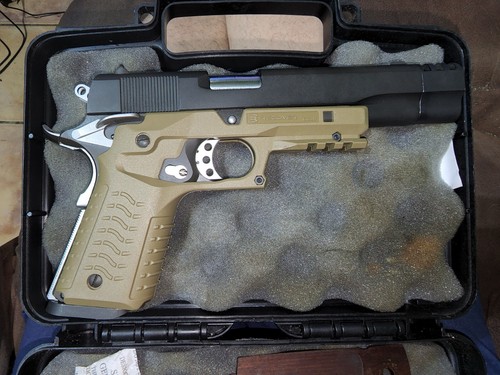 Recover Tactical CC3H 1911 Grip and Rail System - RCV-W-CC3-TAN for ...