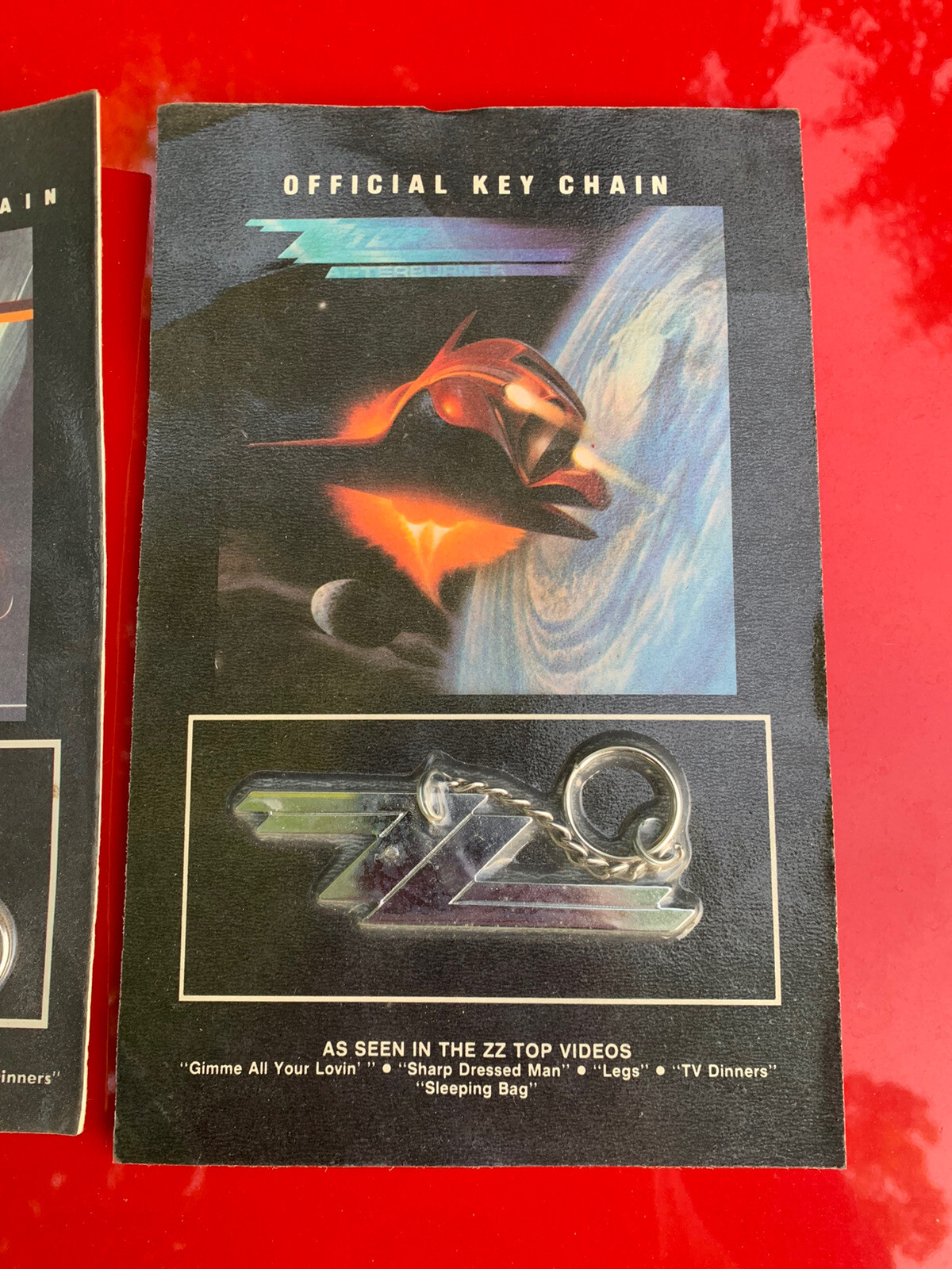 TWO RARE ZZ Top Key Chain Set / Memorabilia / Eliminator 33 Ford Coupe / Rock | eBay