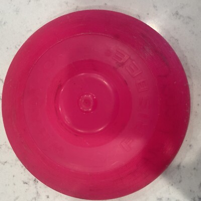 Vintage 1966 WHAM-O Frisbee Hot Pink Flying Disc EUC | eBay