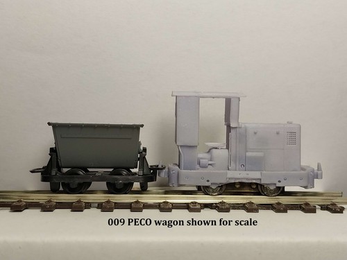 Ruston Locomotive WITH CAB 3D Print. 009/OO9/HOn30 scale for TGW TU-16A ...