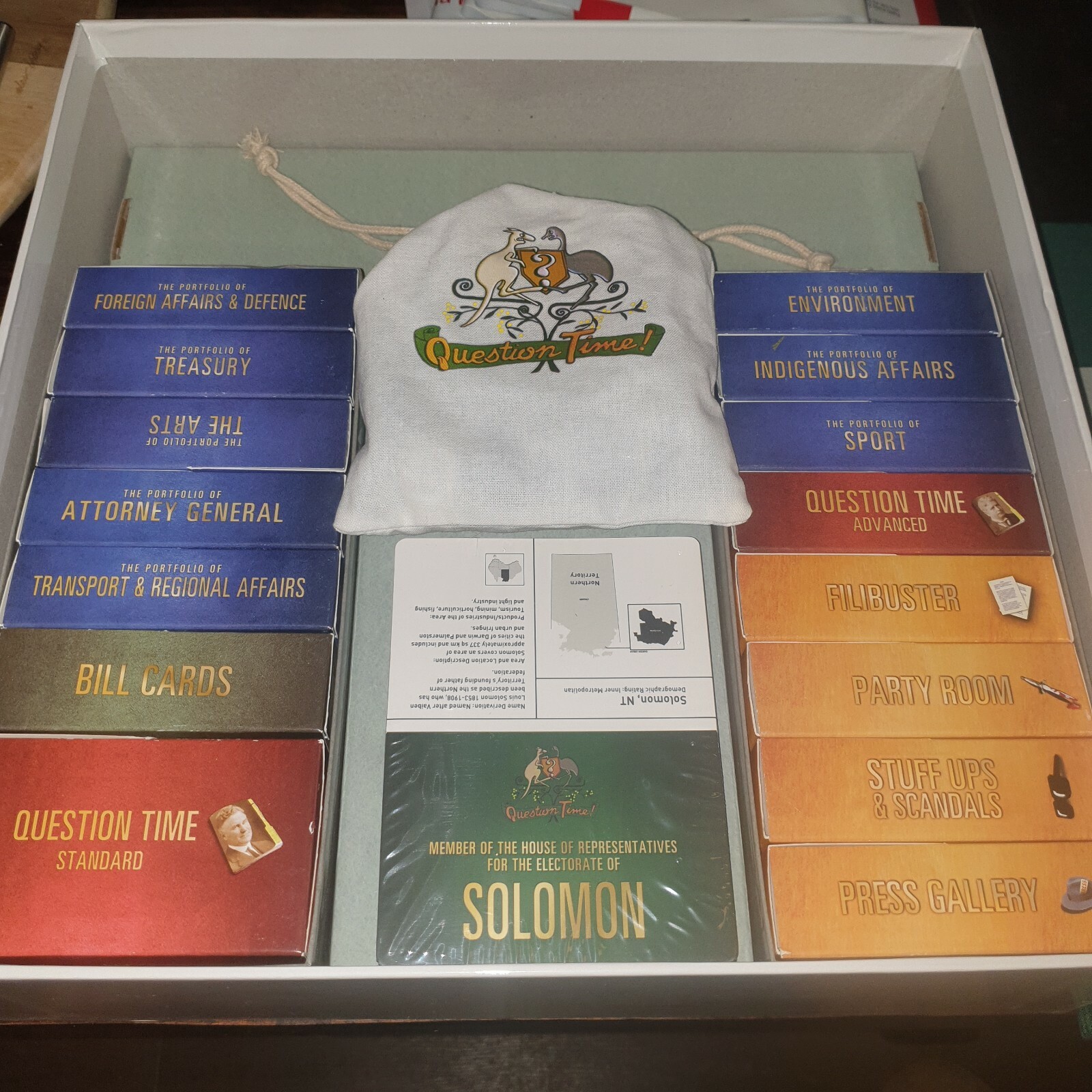 QUESTION TIME! Board Game - A Game of Australian Politics - BACKFLIP ...