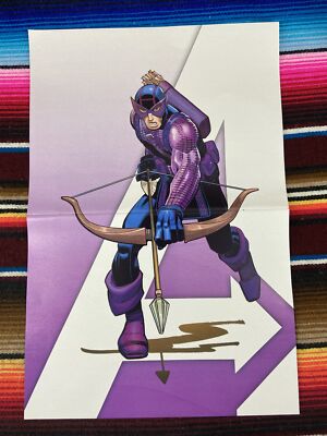 Avengers #4 Hawkeye COVER Marvel Comic Books Poster 10.5x16 | eBay