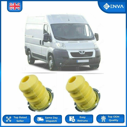 2X Rear Suspension Leaf Spring Bump Stop for Peugeot Boxer 2006-on ...