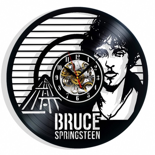 Bruce Springsteen Vinyl Wall Clock Gift Birthday Holiday Home Room ...