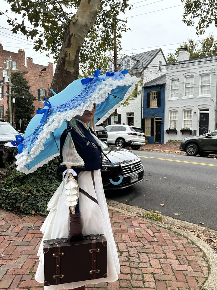 Violet Evergarden Cosplay Umbrella Parasol Anime Manga Props Costume ...