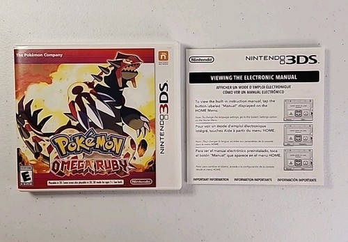 Pokemon Omega Ruby (Nintendo 3DS, 2014) Original Case Only **No Game or ...