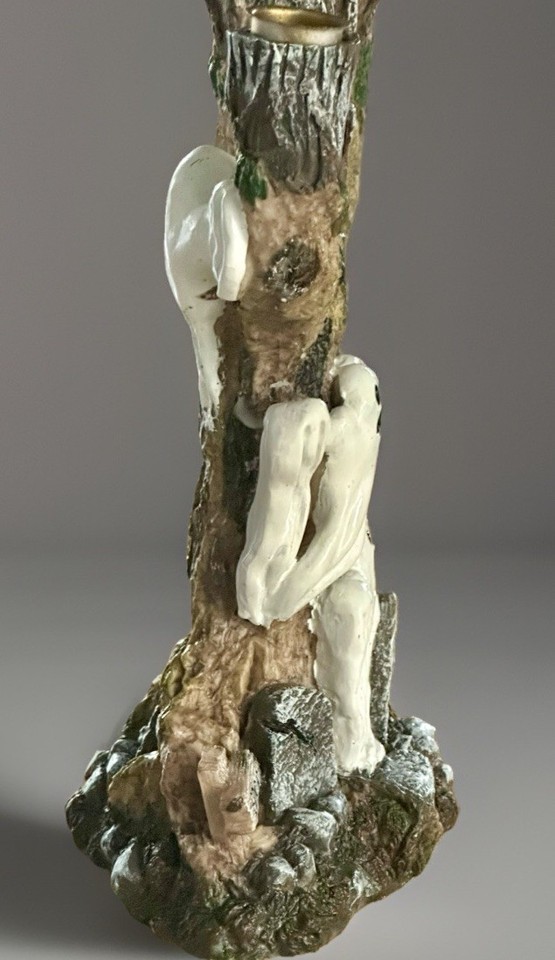 Fitz &Floyd Halloween Ghost Tree Candle Stick Holder Candelabra Haunted ...