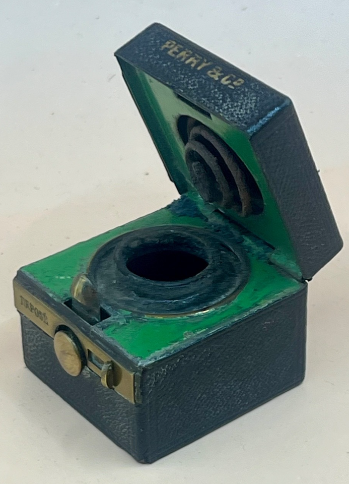 Antique Travelling Inkwell by Perry & Co French Depose Mark | eBay UK