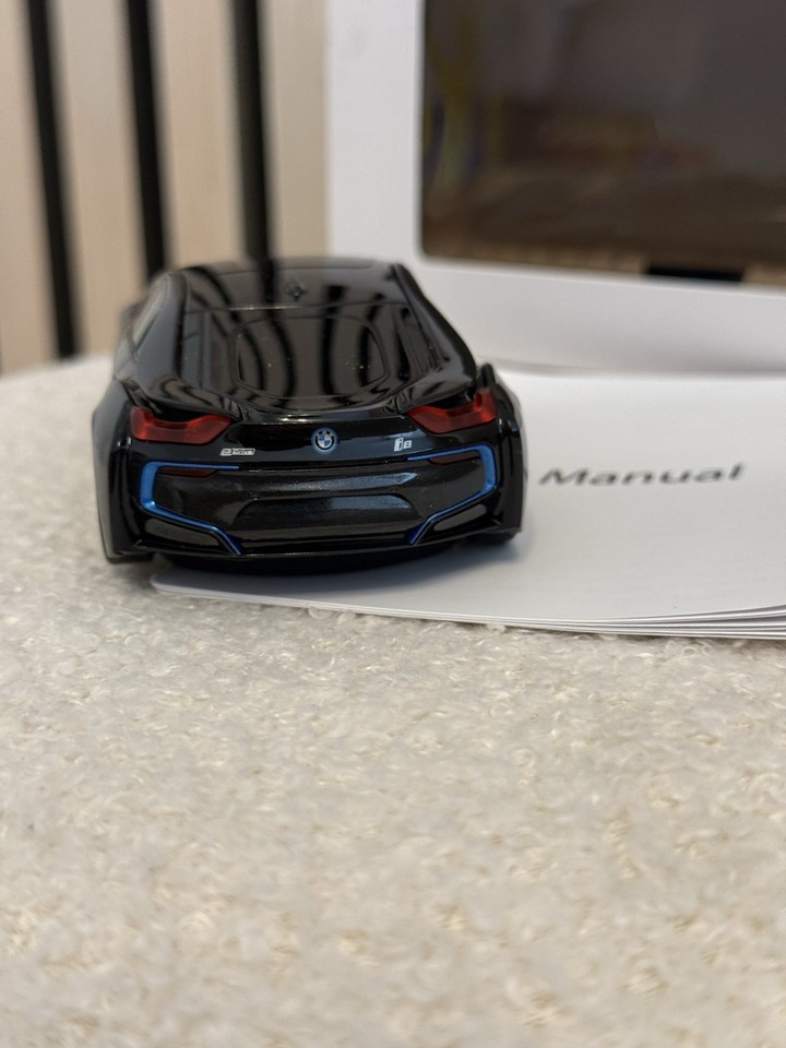 Official BMW i8 Sports Car Wireless Computer Mouse - Black 2.4G Maus ...