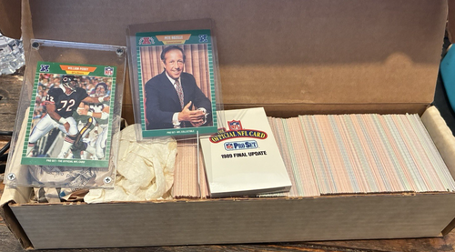 1989 Pro Set Complete set William Perry Announcers Rozelle + Errors pls ...
