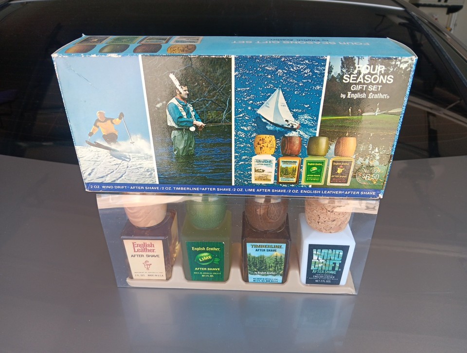 Vintage English Leather Four Seasons Gift Set After Shave Lime ...