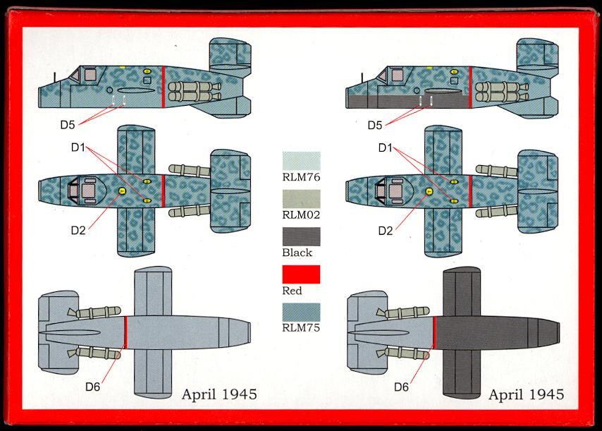 Brengun Models 1/144 BACHEM Ba-349A NATTER German Rocket Fighter Double ...