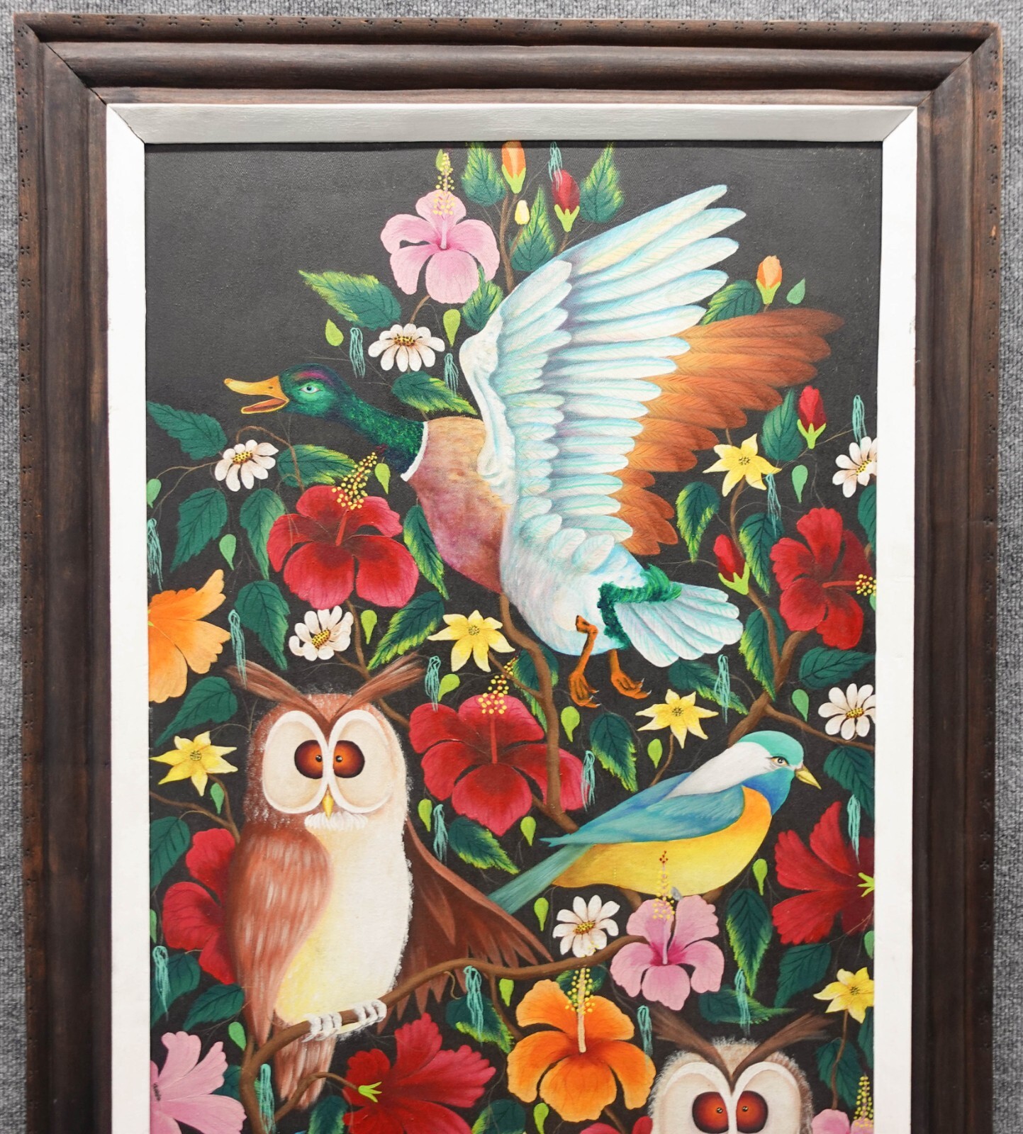 Wilfrid Daleus (1949-2017) Painting Listed Famous Haitian Master Artist ...