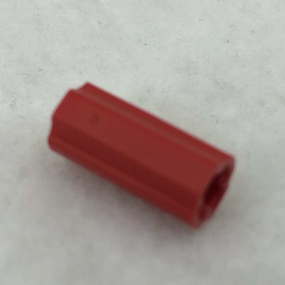 LEGO 6538c Red Technic, Axle Connector 2L (Smooth W/ x Hole ...