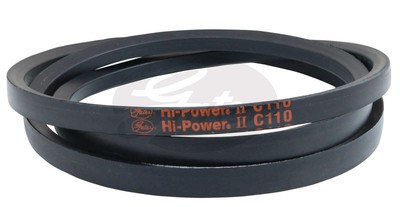 Gates C110 (9004-10110) Hi-Power II Classical Wrapped V Belt C Section ...
