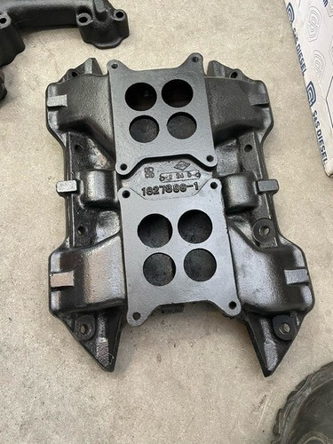 1958 Chrysler Dodge 383 Dual Quad 2x4's Intake Manifold 1827899-1 MOPAR ...