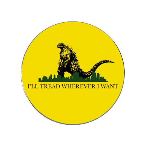 Godzilla Tread Wherever I Want Golf Ball Marker Novelty Gift | eBay
