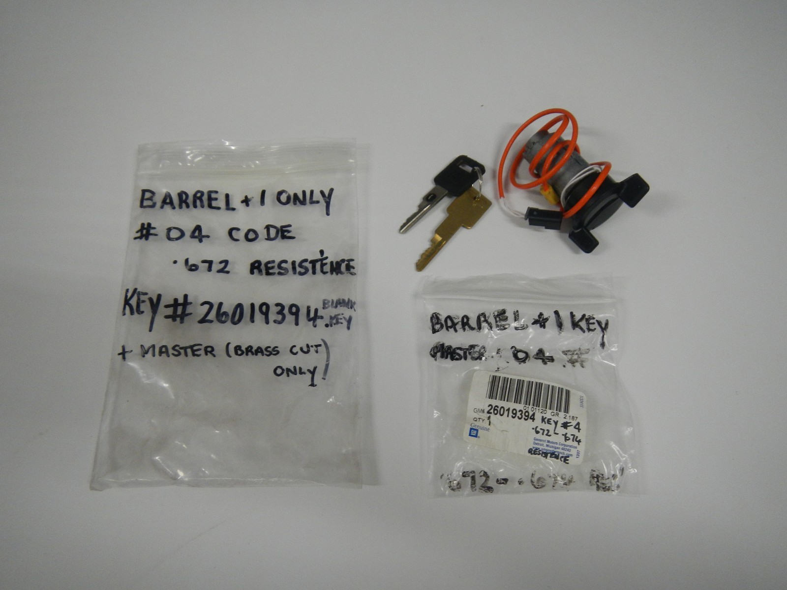 Genuine GM Pontiac Trans Firebird Am Ignition Barrel & Keys | eBay