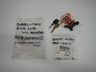 Genuine GM Pontiac Trans Firebird Am Ignition Barrel & Keys | eBay ...
