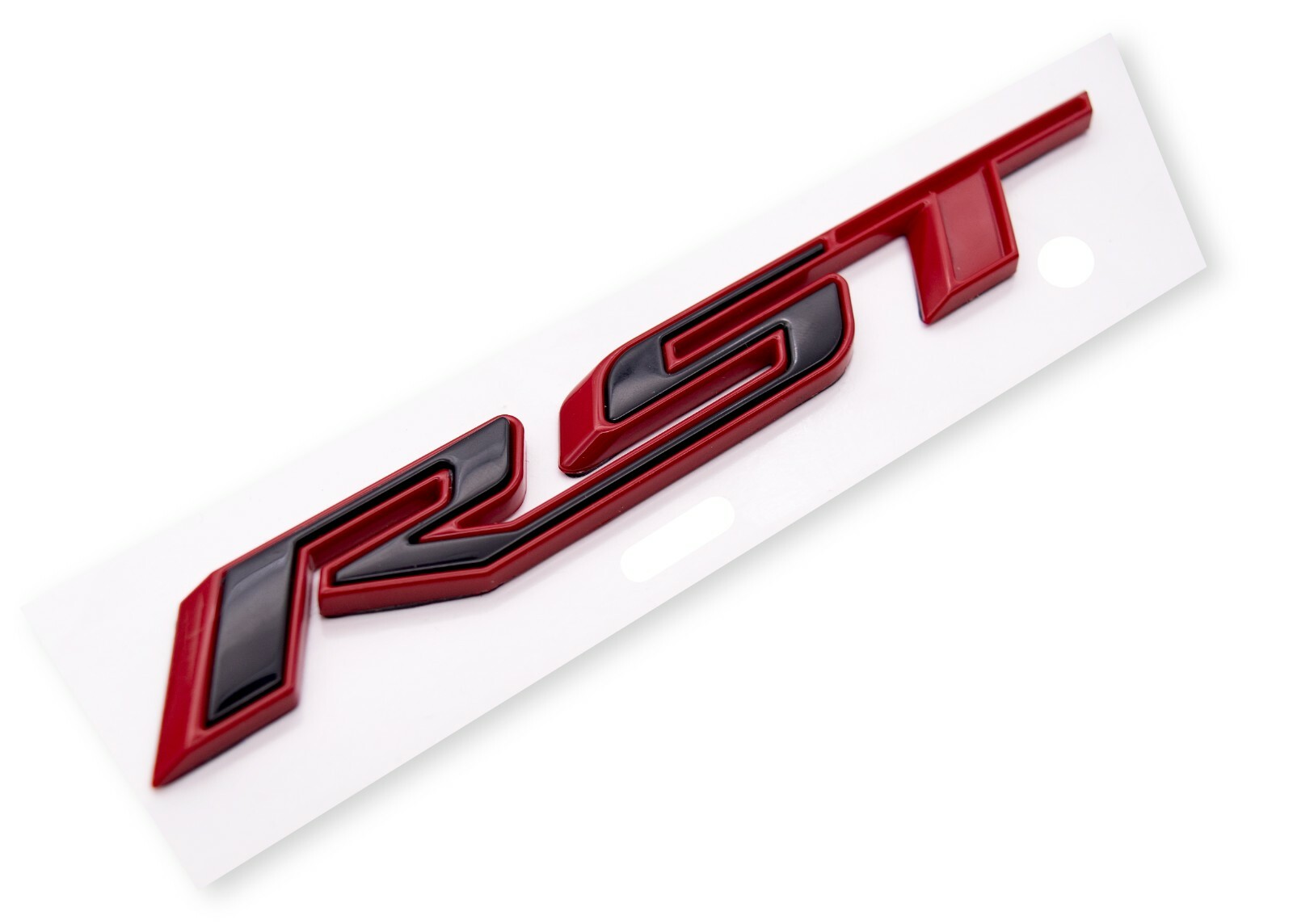 2019-2023 Chevrolet Silverado RST Red Black Tailgate Emblem Badge OEM ...