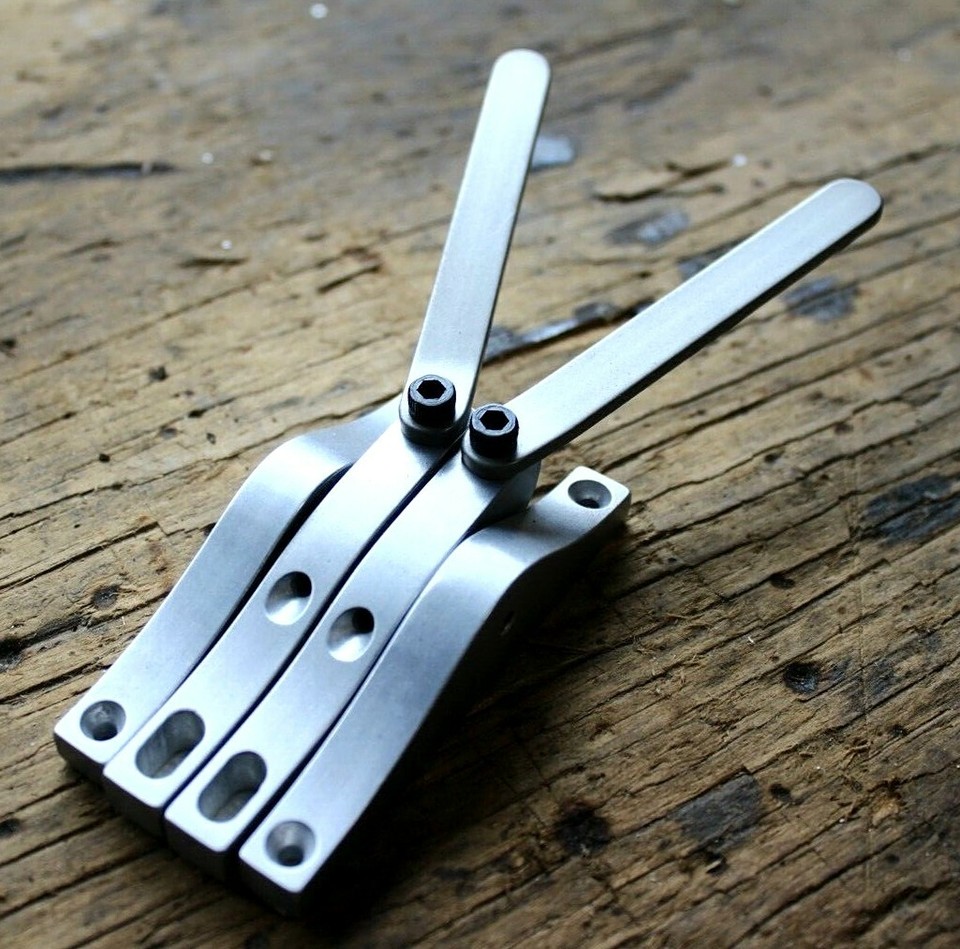 Peters G/B string Bender, Matte Gunmetal, lap steel guitar palm lever ...