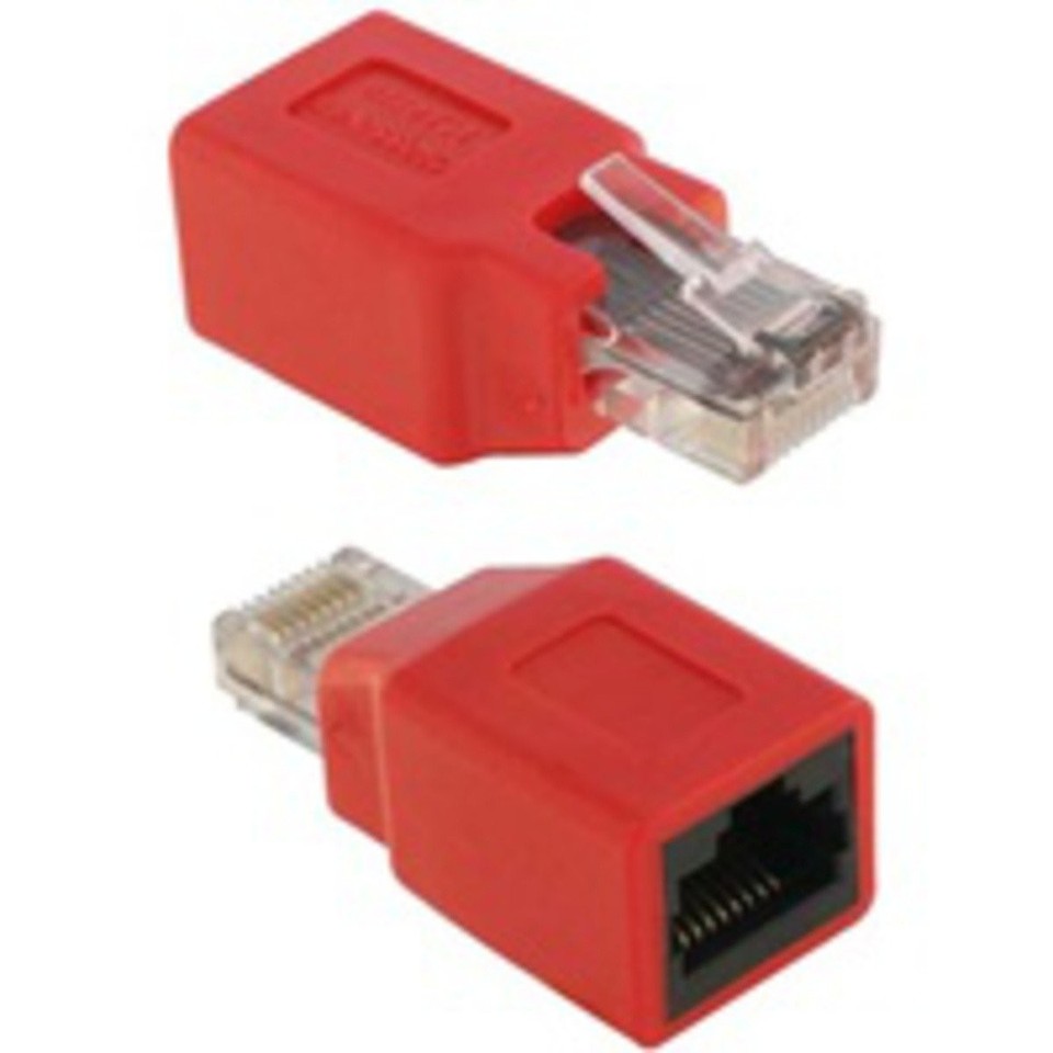 DELOCK RJ45 Adapter RJ45 - RJ45 St/Bu Crossover NEW | eBay