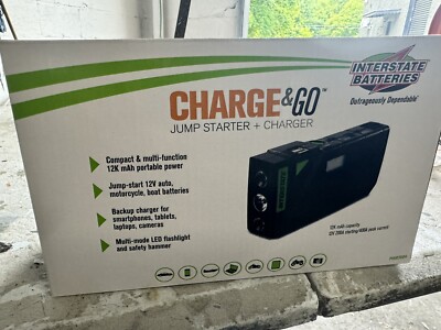 Interstate Batteries Charge & GO Jump Starter + Charger | eBay